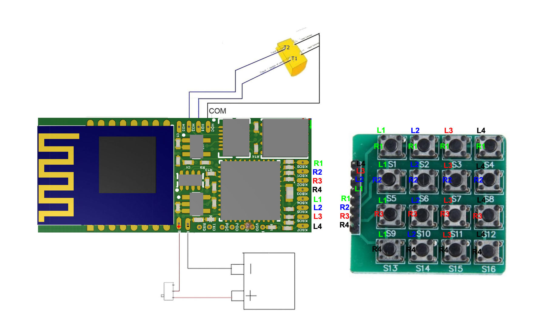 MSR-BTK bluetooth msr keypad - CardReaderTech